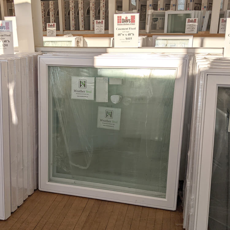 48 X 48 Centre Fixed Casement Window Www danswindows ca